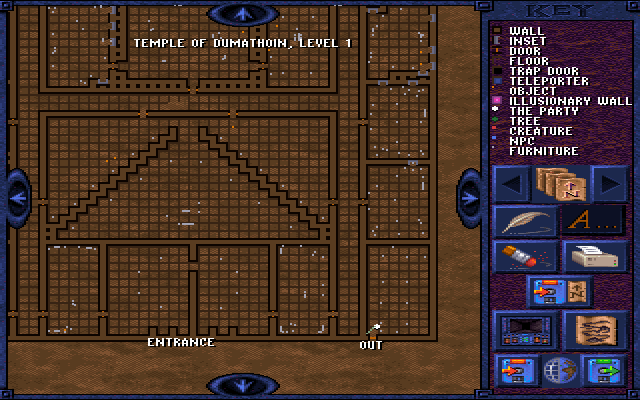 The Ravenloft Engine Trilogy's Automaps | Swords and Software