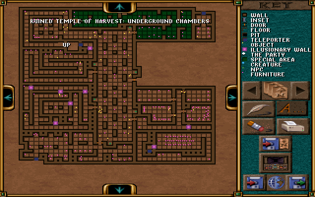 The Ravenloft Engine Trilogy's Automaps | Swords and Software