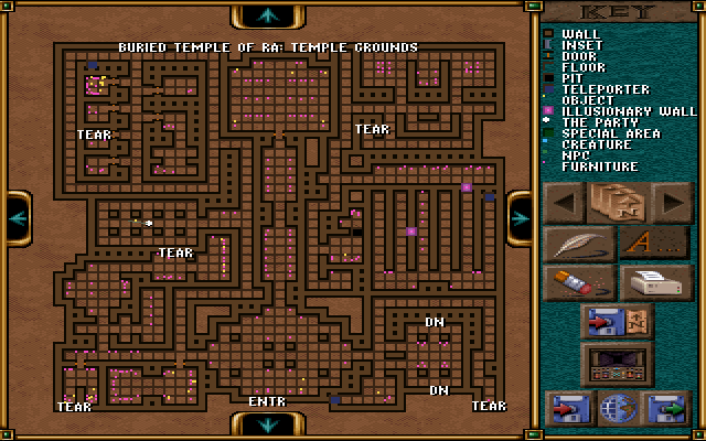 The Ravenloft Engine Trilogy's Automaps | Swords and Software