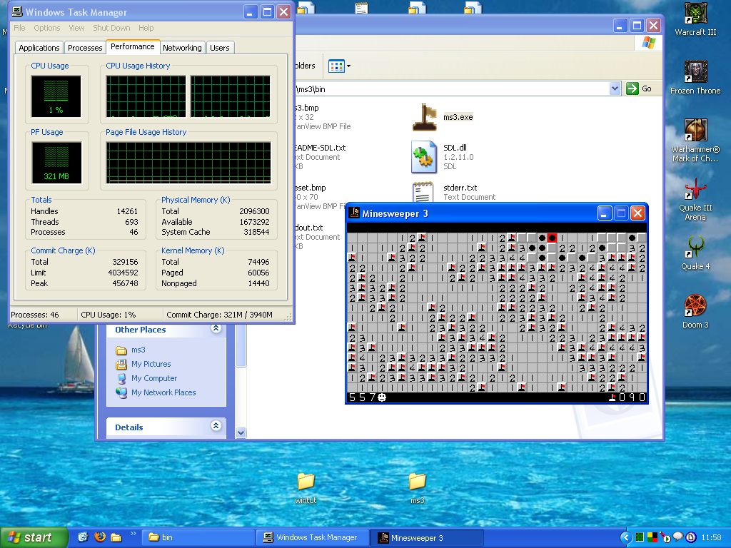 Swords and Software - Minesweeper 3 Screenshots